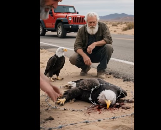 Bald Eagle Trapped and Helpless—Until a Hero Stepped In! – Home