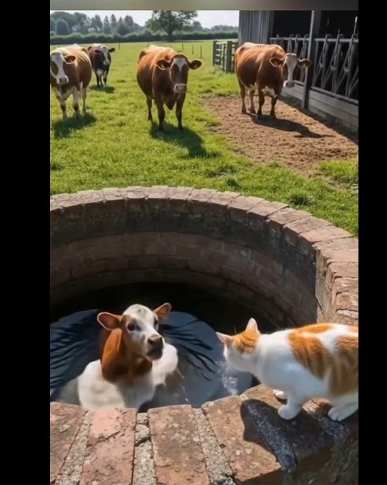 Tiny Cat Becomes a Hero: Emotional Calf Rescue That Melts Hearts – Home