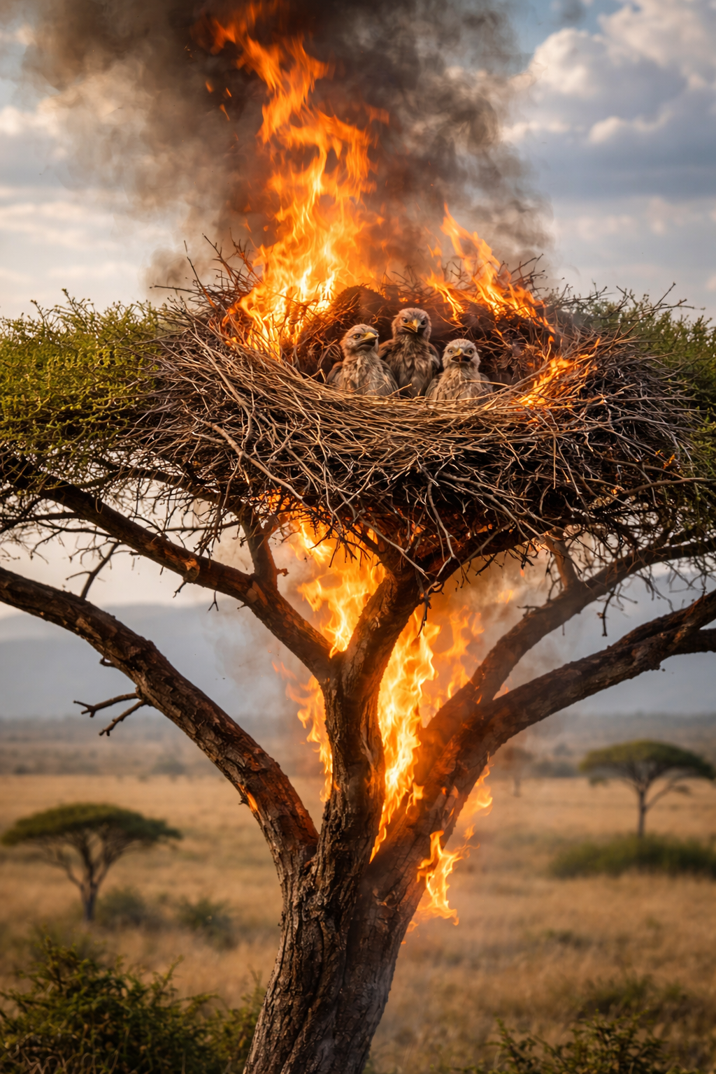 Her Nest Was on Fire — What This Mother Bird Did Next Will Break Your ...