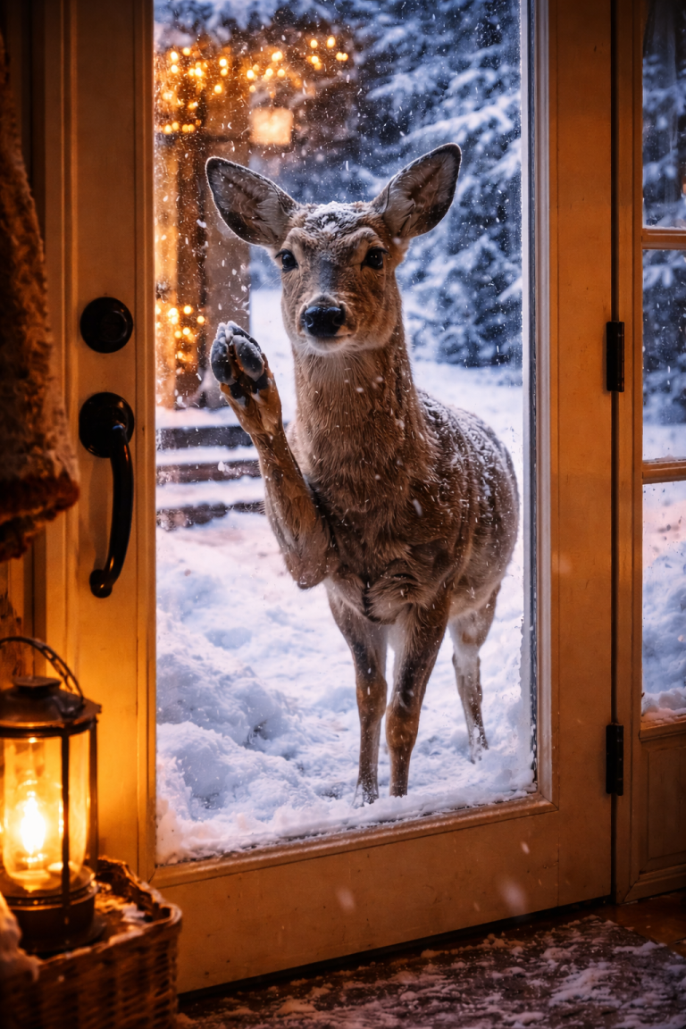 A Freezing Deer Walked to This House — The Ending Will Make You Believe ...