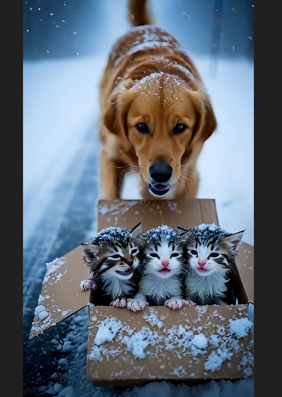 They Were Freezing Alone… A Dog Refused to Walk Away – Home