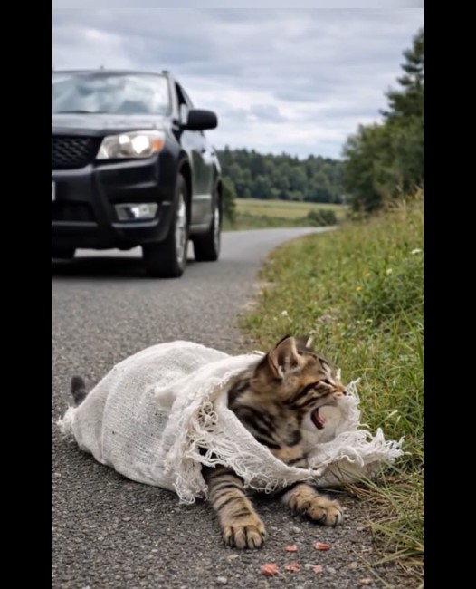 She Pulled Over for One Cat — And Changed Everything – Home
